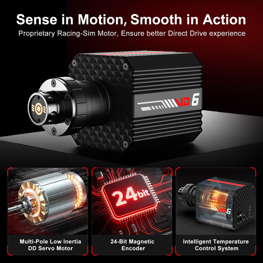 PXN VD6 Direct Drive Bundle – 6 Nm Direct Drive Servo Motor Base